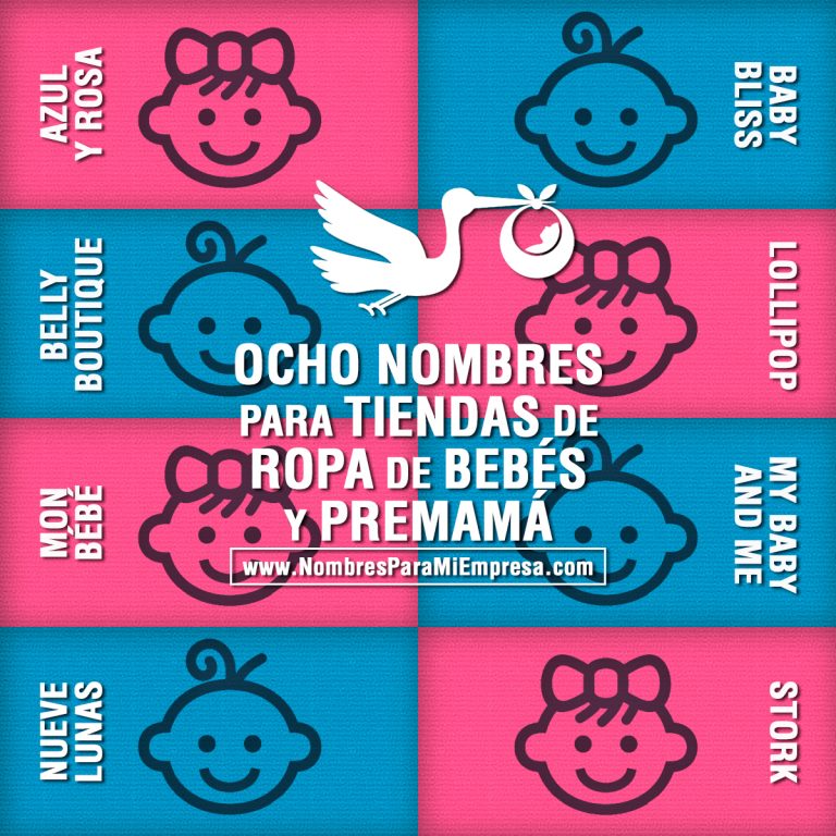 8 nombres para boutiques y tiendas de ropa de bebé y premamá